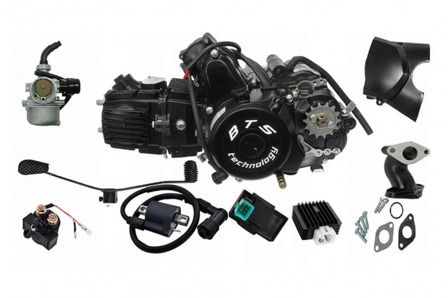 Spare Parts for 110cc, 125, 150cc Quads Nitro Motors : Complete ...