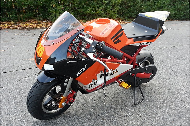 Pocket Bikes 49cc : PS50 Rocket Sport 50cc Pocket Bike Mini ...