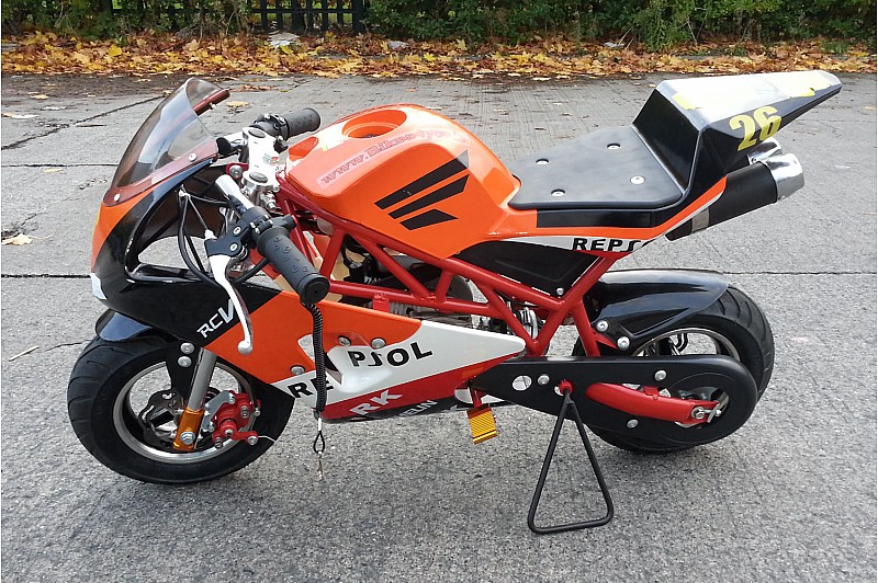 Pocket Bikes 49cc : PS50 Rocket Sport 50cc Pocket Bike Mini ...