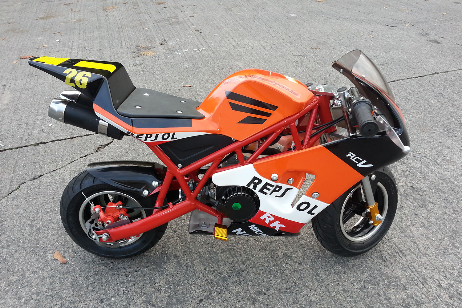 PS50 Rocket Sport 50cc Pocket Bike Mini Moto