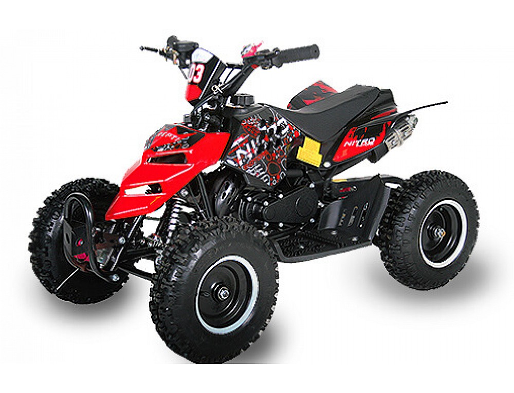 4-hjuling 50, 49 Mini Quad ATV vor Barn