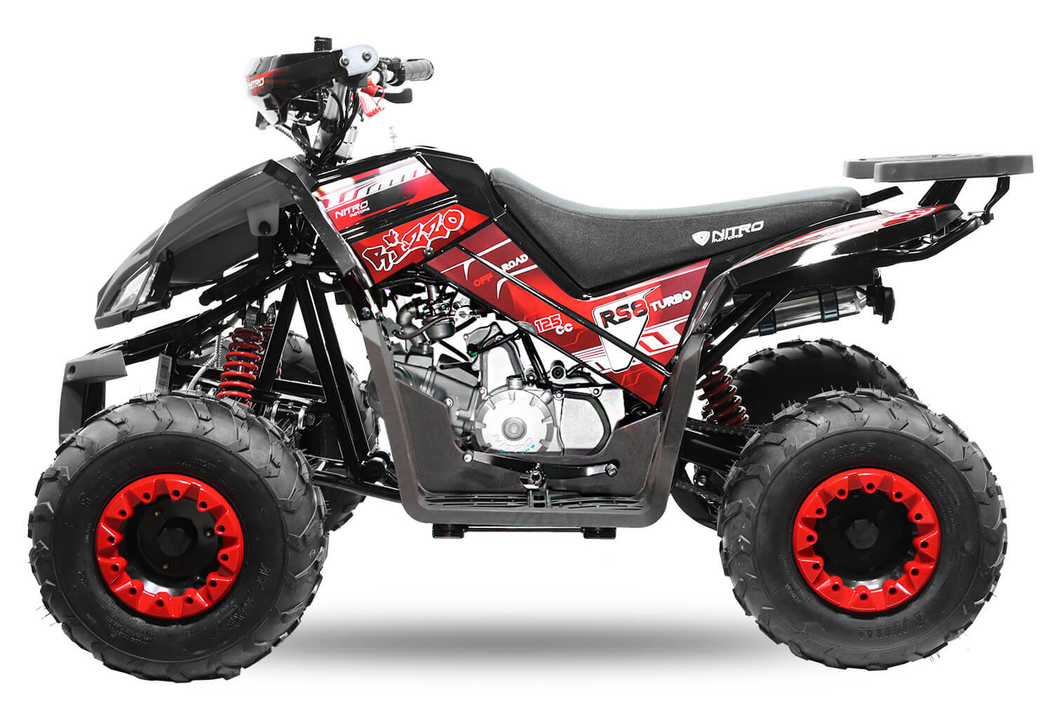 Quads 125cc : Rizzo RS7-A Petrol Midi Quad Bike Automatic ...