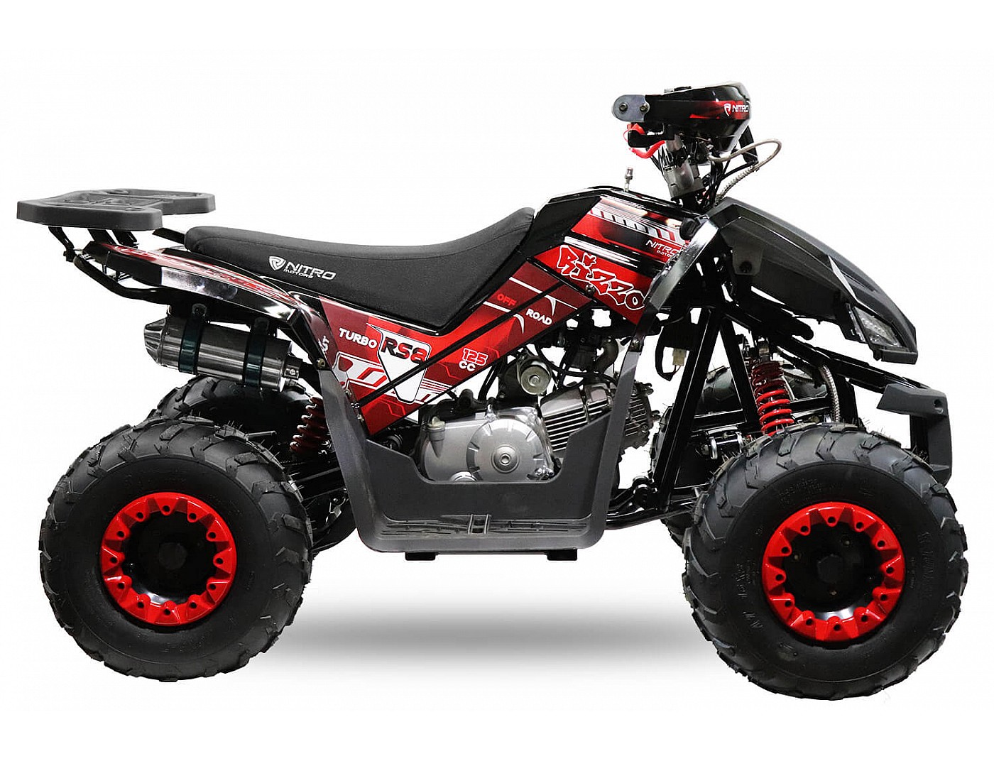 Quads 125cc : Rizzo RS7-A Petrol Midi Quad Bike Automatic ...
