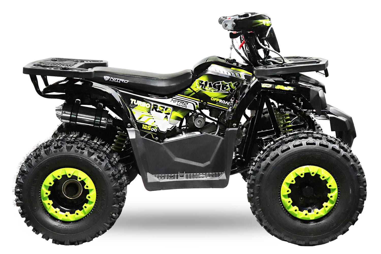 Quads 125cc : Rugby RS8 Petrol Midi Quad Bike Automatic