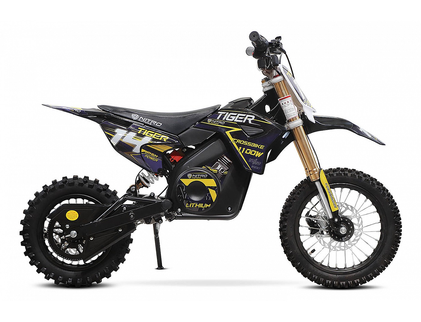 Electric Dirt Bikes : Tiger 1100W 10Ah 36V LI-ION Electric ...