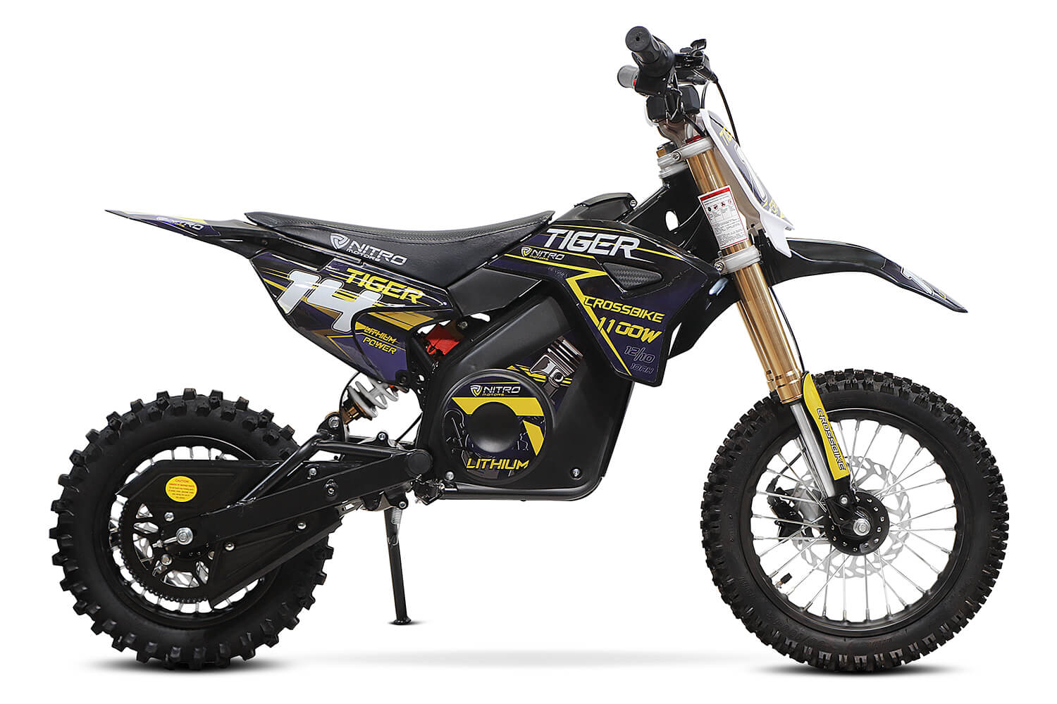 Elektro Cross Bikes : Tiger 1100W 10Ah 36V Elektro Cross ...