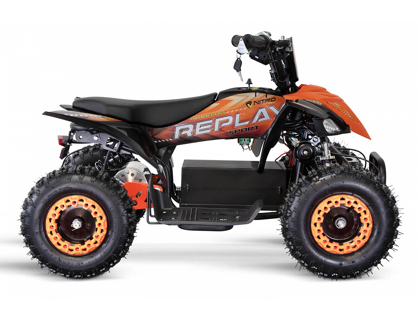 Electric Quads : Replay Sport 1000W 36V Kids Electric Quad ...