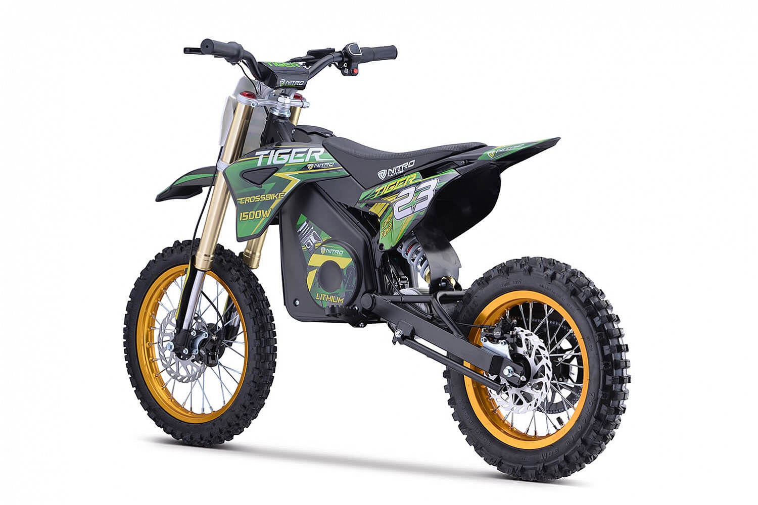 Electric Dirt Bikes : Tiger 1500W 48V LI-ION Electric Dirt ...