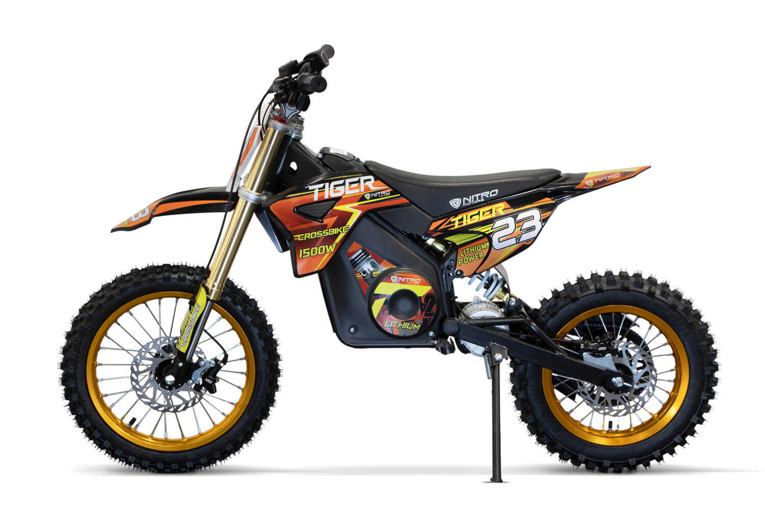 Electric Dirt Bikes : Tiger 1500W 48V LI-ION Electric Dirt ...