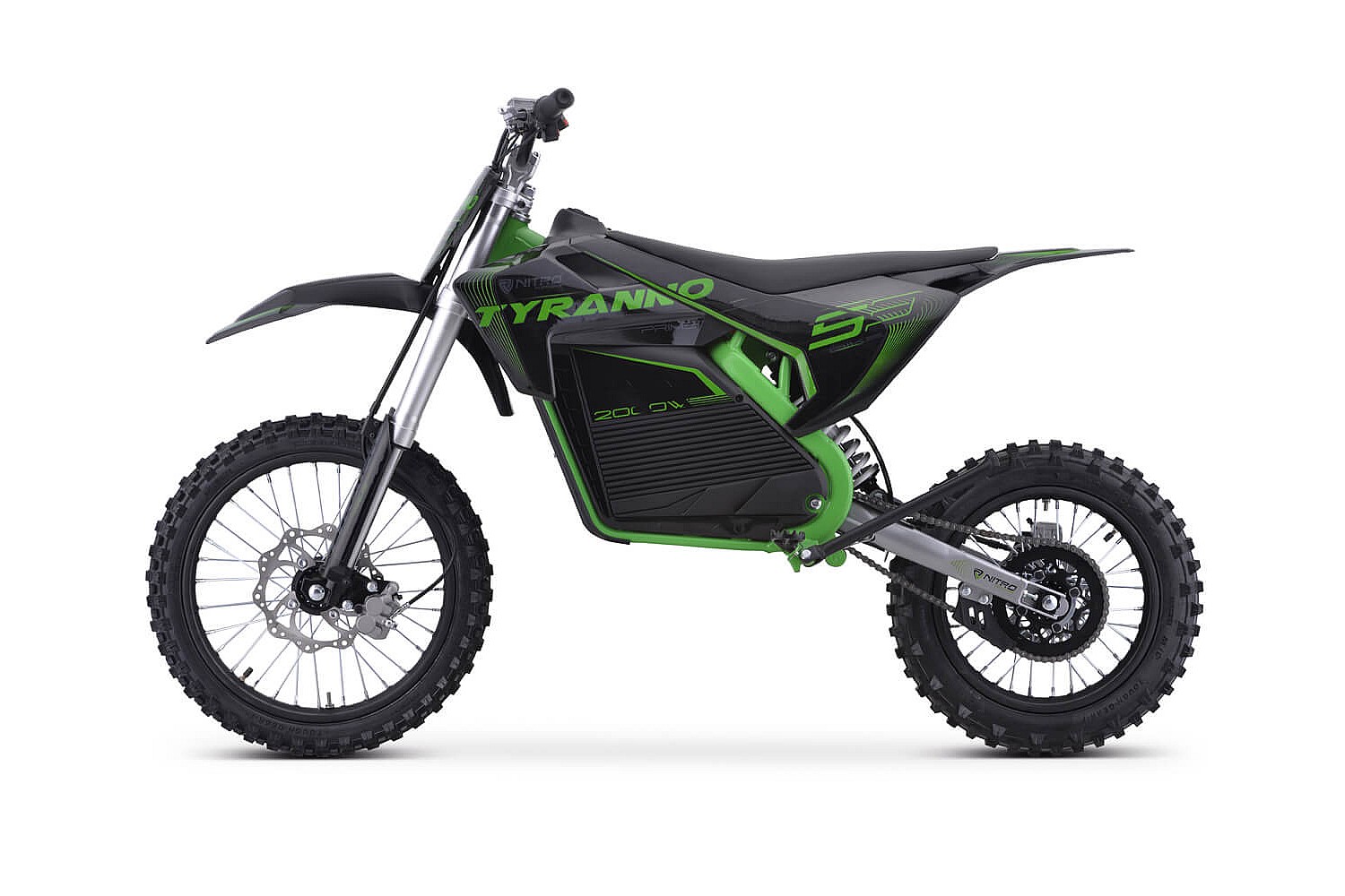 Electric Dirt Bikes : Tyranno 2000W 72V 30Ah Electric Dirt ...
