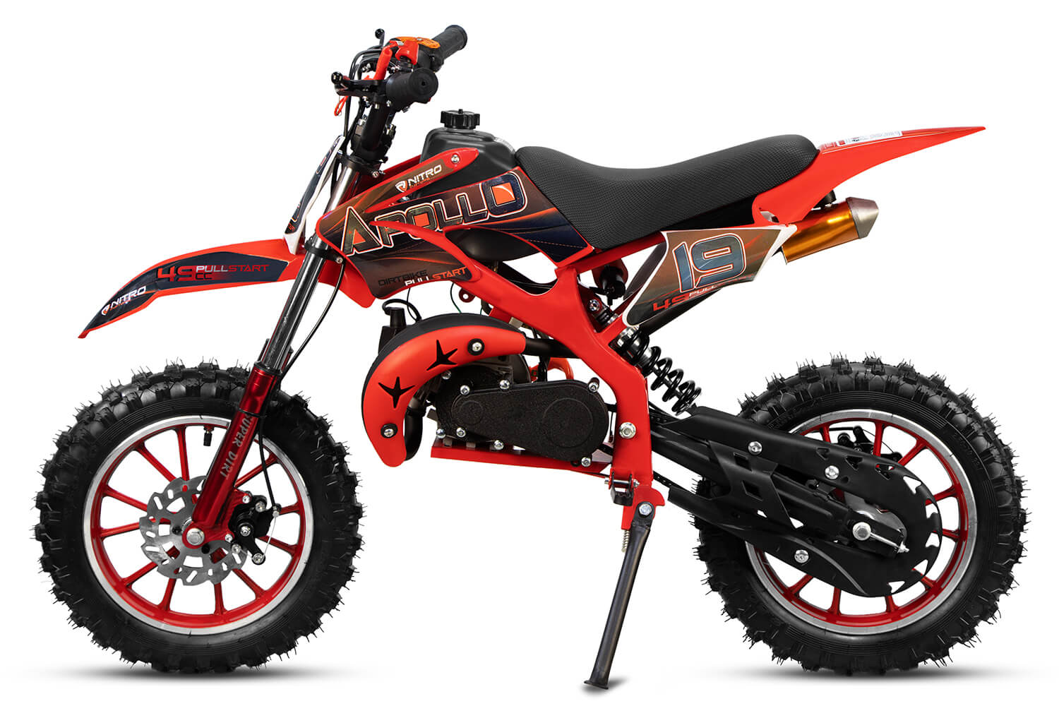 Dirt Bikes 49cc : Apollo 50cc Mini Dirt Bike Kids Motorbike