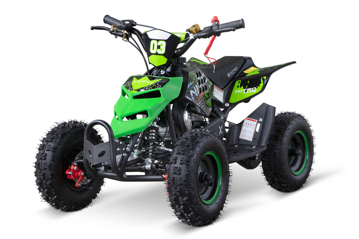 Quads 49cc : Repti Deluxe 49cc E-Start PETROL MINI QUAD BIKE