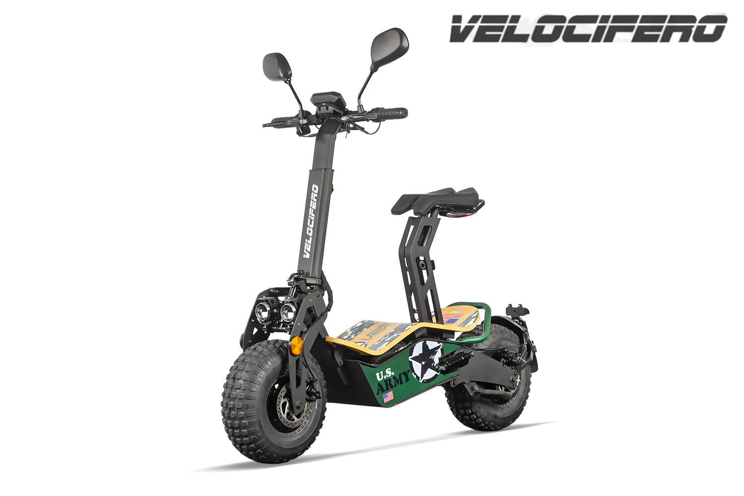 Elektriska Skotrar : Velocifero MAD 810W 48V Elektrisk Scooter ...
